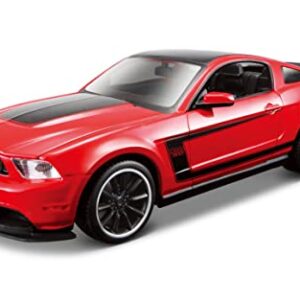 Maisto 1:24 Scale Assembly Line 2012 Ford Mustang Boss 302 Die-Cast Vehicle (Colors May Vary)