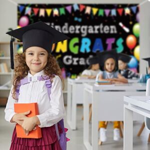 Kindergarten Graduation Party Decorations Backdrop Preschool Graduate Banner for Kids Pre-K Congrats Grad Background Class of 2022 Ceremony Supplies Congratulations Grad School Prom Party Favors