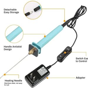 Electric Hot Knife Foam Cutter, Vickes Cutting Hot Pen Hot Wire Cutter 15W Electric Foam Cutting Machine Pen 10CM Styrofoam Cutter Heat Cutting Tool Kit