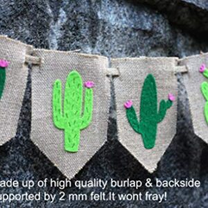 Cactus Party Supplies | Cactus Decor | Taco Party | Burlap Fiesta Party | Birthday Decorations | Cactus Wall décor | Cactus Banner | Nursery décor| Mexican Theme Banner | Fiesta Cactus Sombrero Salsa