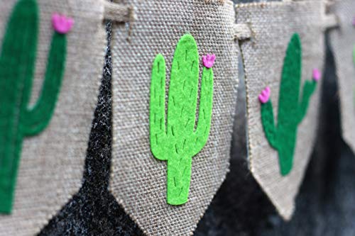 Cactus Party Supplies | Cactus Decor | Taco Party | Burlap Fiesta Party | Birthday Decorations | Cactus Wall décor | Cactus Banner | Nursery décor| Mexican Theme Banner | Fiesta Cactus Sombrero Salsa