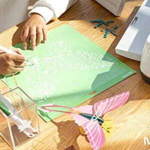 Nicapa 12x12 inch Standard Grip Cutting Mat for Cricut Maker 3/Maker/Explore 3/Air 2/Air/One (3 Pack) Standard Adhesive Sticky Green Quilting Replacement Cut Mats