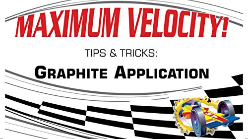 Maximum Velocity Premium Pinewood Car Graphite Powder | Easy Application tip for Derby Car Wheels & Axles | Graphite Lubricant for Pine Derby Car Kits