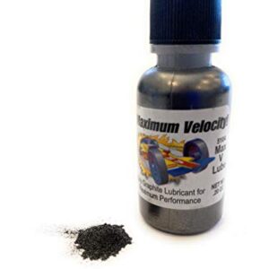 Maximum Velocity Premium Pinewood Car Graphite Powder | Easy Application tip for Derby Car Wheels & Axles | Graphite Lubricant for Pine Derby Car Kits