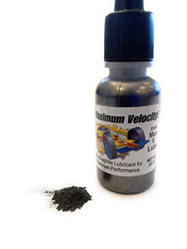 Maximum Velocity Premium Pinewood Car Graphite Powder | Easy Application tip for Derby Car Wheels & Axles | Graphite Lubricant for Pine Derby Car Kits