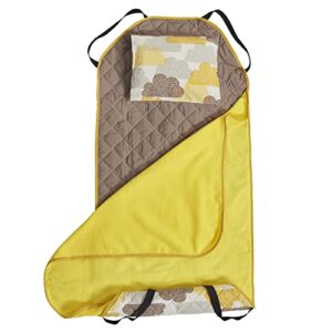 cr4kids elr-16203-clhn nap mat, large, brown/yellow