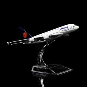 24-Hours Germany Deutsche Lufthansa AG A380 Solid Metal Alloy Model Aircraft