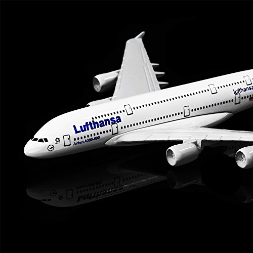 24-Hours Germany Deutsche Lufthansa AG A380 Solid Metal Alloy Model Aircraft