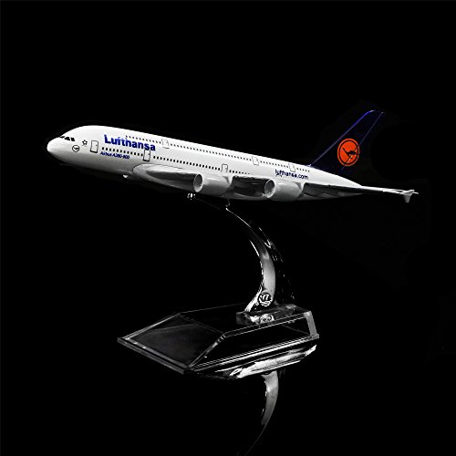 24-Hours Germany Deutsche Lufthansa AG A380 Solid Metal Alloy Model Aircraft