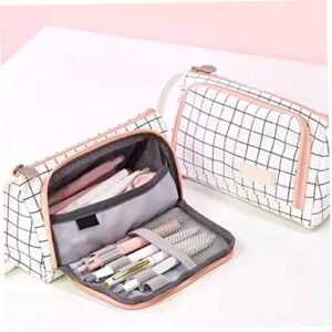 Eioflia Pencil Case Large Capacity Pen Holder Pouch Multifunctional Stationery Cosmetic Bag Pen Organizer for Students Cosmetic Storage Bag