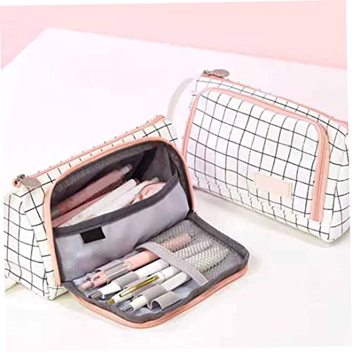 Eioflia Pencil Case Large Capacity Pen Holder Pouch Multifunctional Stationery Cosmetic Bag Pen Organizer for Students Cosmetic Storage Bag