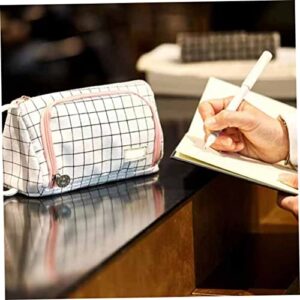 Eioflia Pencil Case Large Capacity Pen Holder Pouch Multifunctional Stationery Cosmetic Bag Pen Organizer for Students Cosmetic Storage Bag