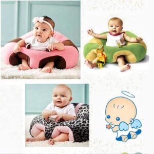 Baby Support Seat, 17inch Baby Support Seat Sofa Plush Soft Animal Shaped Baby Learning to Sit Chairfor Baby 3-36 Moon