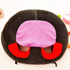 Baby Support Seat, 17inch Baby Support Seat Sofa Plush Soft Animal Shaped Baby Learning to Sit Chairfor Baby 3-36 Moon