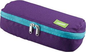 kokuyo pen case, shellbro, purple x emerald green (f-vbf190-4)