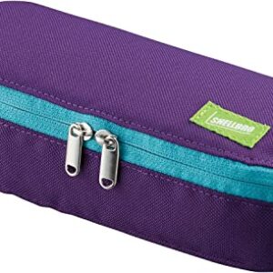 Kokuyo Pen Case, Shellbro, Purple x Emerald Green (F-VBF190-4)