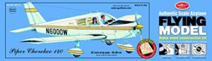 guillow’s piper cherokee 140 laser cut model kit