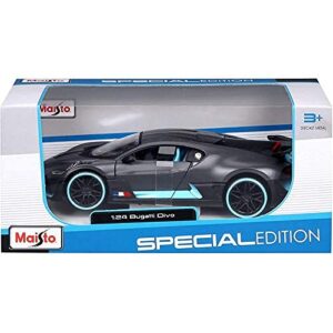 Bugatti Divo Dark Gray 1/24 Diecast Model Car by Maisto 31526