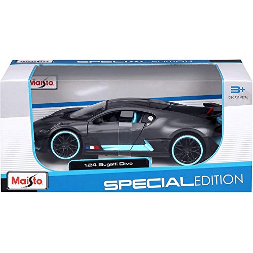 Bugatti Divo Dark Gray 1/24 Diecast Model Car by Maisto 31526