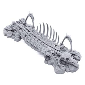 endertoys bone bridge by printable scenery, 3d printed tabletop rpg scenery and wargame terrain 28mm miniatures