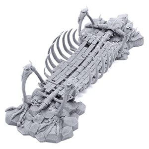 EnderToys Bone Bridge by Printable Scenery, 3D Printed Tabletop RPG Scenery and Wargame Terrain 28mm Miniatures