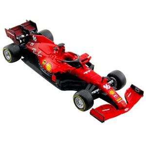 bburago 1/43 2021 ferrari sf21 f1 #16 charles leclerc diecast model car 36829