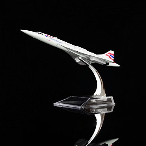 24-Hours British Airways G-BOAC Alloy Metal Souvenir Concorde Model Airplane