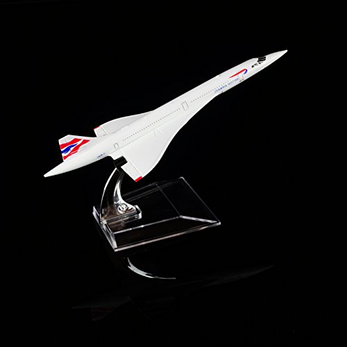 24-Hours British Airways G-BOAC Alloy Metal Souvenir Concorde Model Airplane