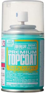 b602 mr.premium top coat semi-gloss, gsi hobby accessories spray