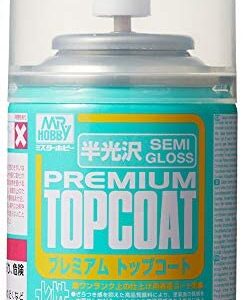 B602 Mr.Premium Top Coat Semi-Gloss, GSI Hobby Accessories Spray