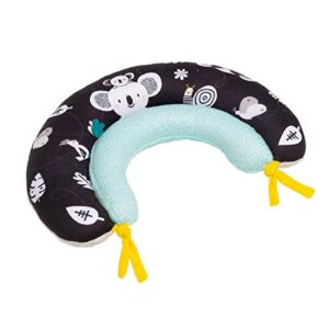 taf toys 2 in 1 tummy-time soft baby developmental pillow for 0-5 months, newborns and infants fun play time on tummy