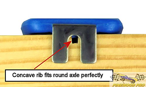 Pinewood Pro PRO Axle Inserter Guide from for Inserting axles in Pinewood Blocks