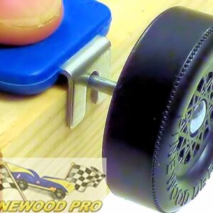 Pinewood Pro PRO Axle Inserter Guide from for Inserting axles in Pinewood Blocks