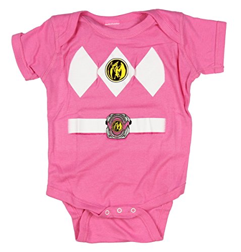 Power Rangers Pink Baby Ranger Romper Onesie (12-18 Months)