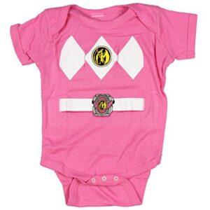 Power Rangers Pink Baby Ranger Romper Onesie (12-18 Months)