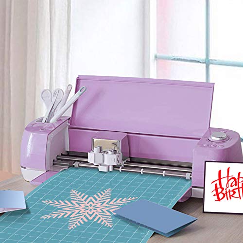 DOOHALO Cutting Mat for Cricut Maker and Cricut Explore Air2 One Smart Cutting Machine Expression 12 X 12 inch 5 Pack Replacement Variety Grip Fabric Grip Adhesive Vinyl Mats