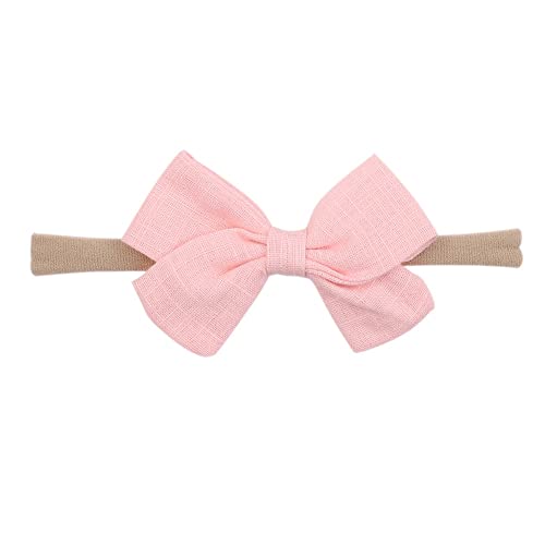 FGSS Headbands and Bows for Baby Girls Elastic Nylon Hairbands for Newborn Infant Toddler Hair Accessories Pack of 10