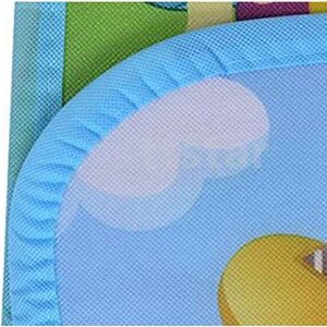 SimpVale Baby Crawling Mat Double-Sided Foam Waterproof Floor Mat Drawing Alphabet Figures Animals Pattern 71''X47''X0.2''