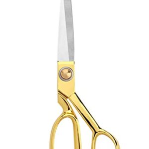 10" Sewing Scissors,Heavy Duty Tailor Scissors Shears for Fabric,Leather,Raw Materials,Dressingmaking,Altering-Professional Upholstery Shears for Dressmakers Students Office Crafting