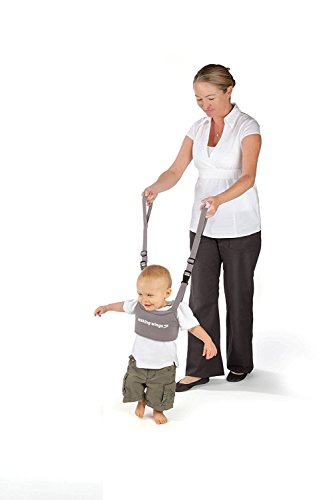 Upspring Baby Walking Wings Learn to Walk Assistant, Gray, Handheld Baby Walker Harness for Babies and Toddlers