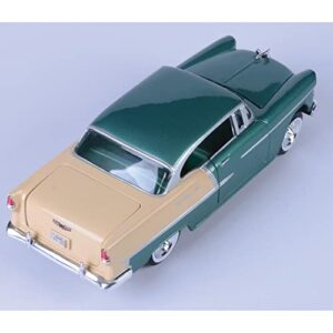 1955 Chevy Bel Air, Green - Motormax 73229 - 1/24 scale Diecast Model Toy Car