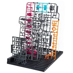 XINMEIWEN Pieces Shelves Tool Stand Holder Model Production Tools Placement Rack Plastic Holder Container Organizer for Gundam Hobby Model Making Parts (29x18cm)