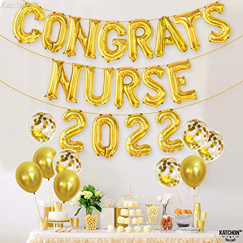 Congrats Nurse Balloons 2022 - Nurse Graduation Decorations | Congrats Nurse Party Decorations | Nurse Graduation Balloons for Nurse Graduation Party Decorations 2022 | Nurse Decorations for Party