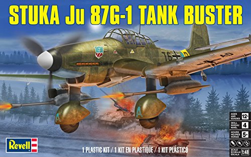 Revell Stuka Ju 87G-1 Tank Buster Plastic Model Kit