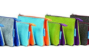 ProFolio by Itoya, Midtown Pouch - 5 x 9 Inches, Ocean / Orange