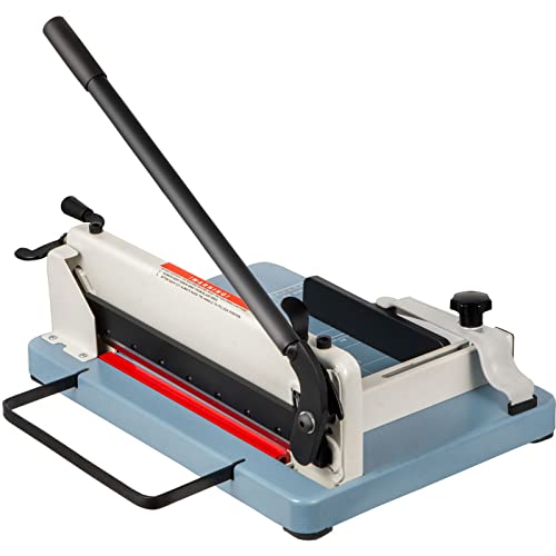 VEVOR Industrial Paper Cutter A4 Heavy Duty Paper Cutter 12 Inch Paper Cutter Heavy Duty 400 Sheets Paper Guillotine with Clear Cutting Guide Grids for Offices, Schools, Businesses and Printing Shops