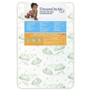 Dream On Me 3” Firm Playmat, Durable Vinyl Cover, Easy Maintenance, Greenguard Gold Environment Safe Playmat