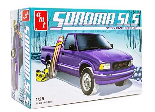 AMT 1995 GMC Sonoma Model Kit - 1/25 Scale Buildable Pickup Truck for Kids and Adults