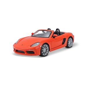 tobar b18-21087 1:24 porsche 718 boxster, lava orange