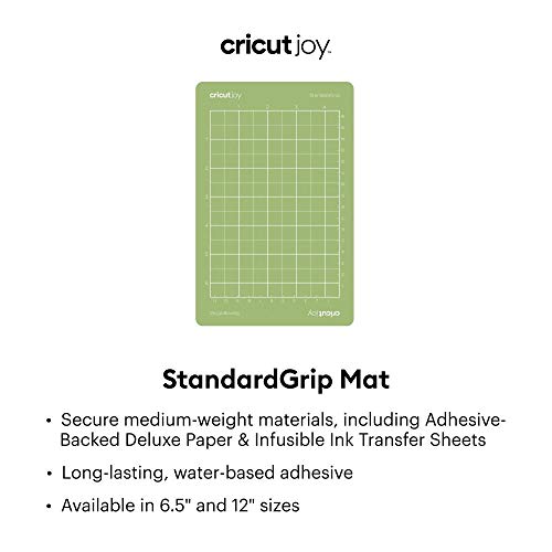 Cricut Joy StandardGrip Mat 4.5" x 12" Reusable Cutting Mat for Crafts with Protective Film, Use with Cardstock, Iron On, Vinyl and More, Compatible with Cricut Joy Machine